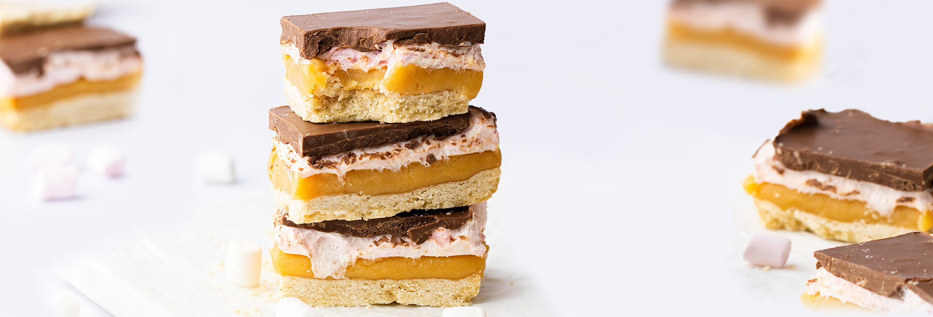 Marshmallow Millionaire's Shortbread - Epic Snax